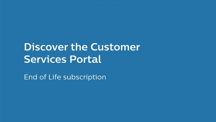 Customer Services Portal | Philips Healthcare